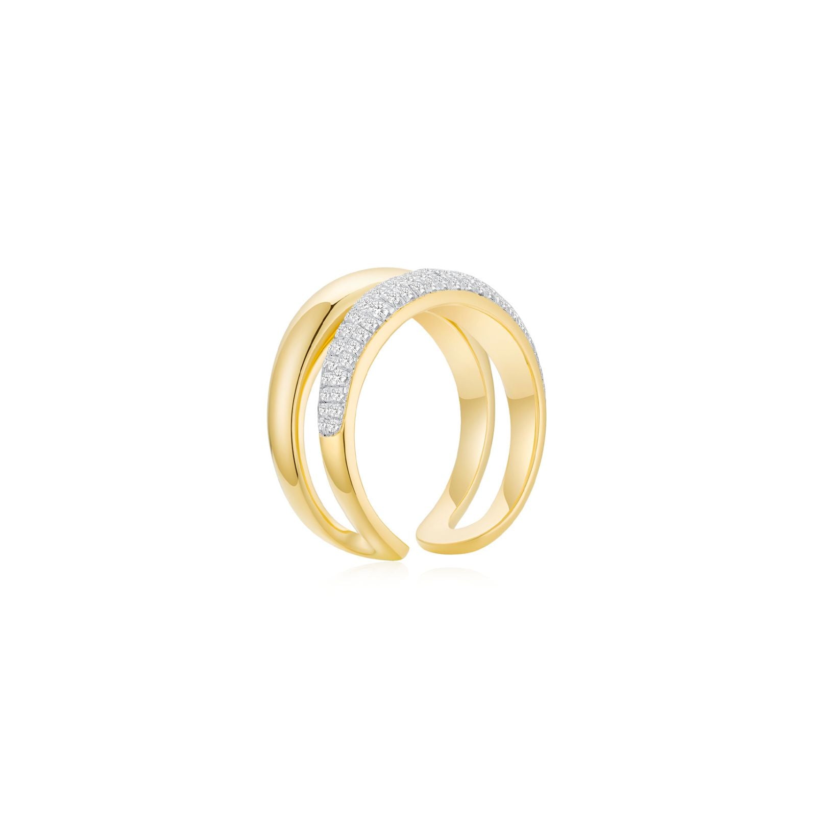 Double Pave Ring – Eclat by Oui®
