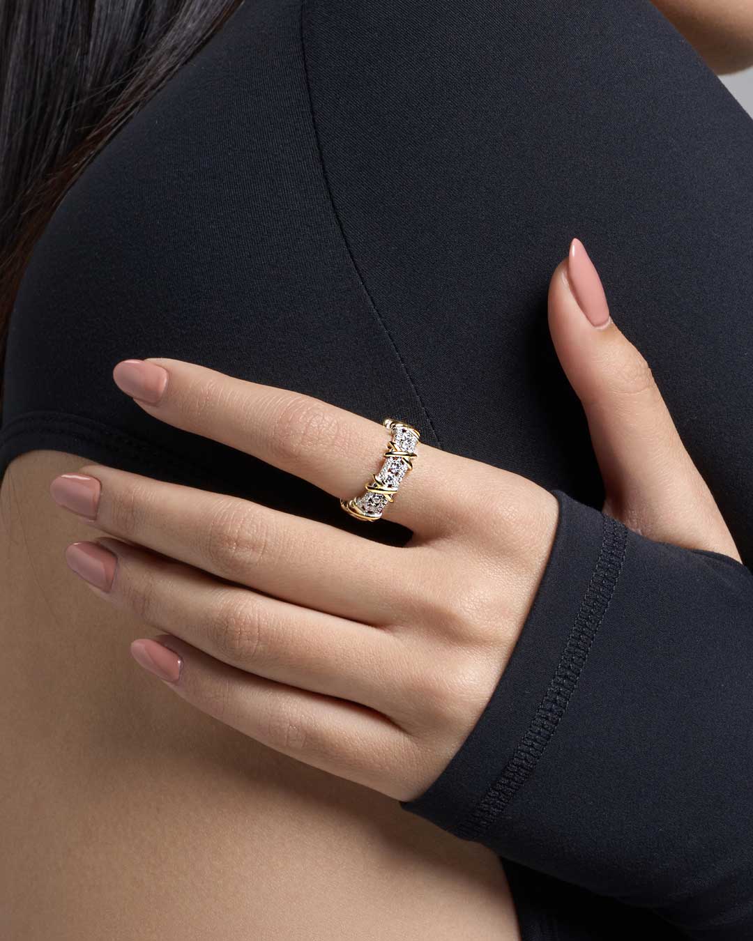 X-Factor Pave Ring – Eclat by Oui®